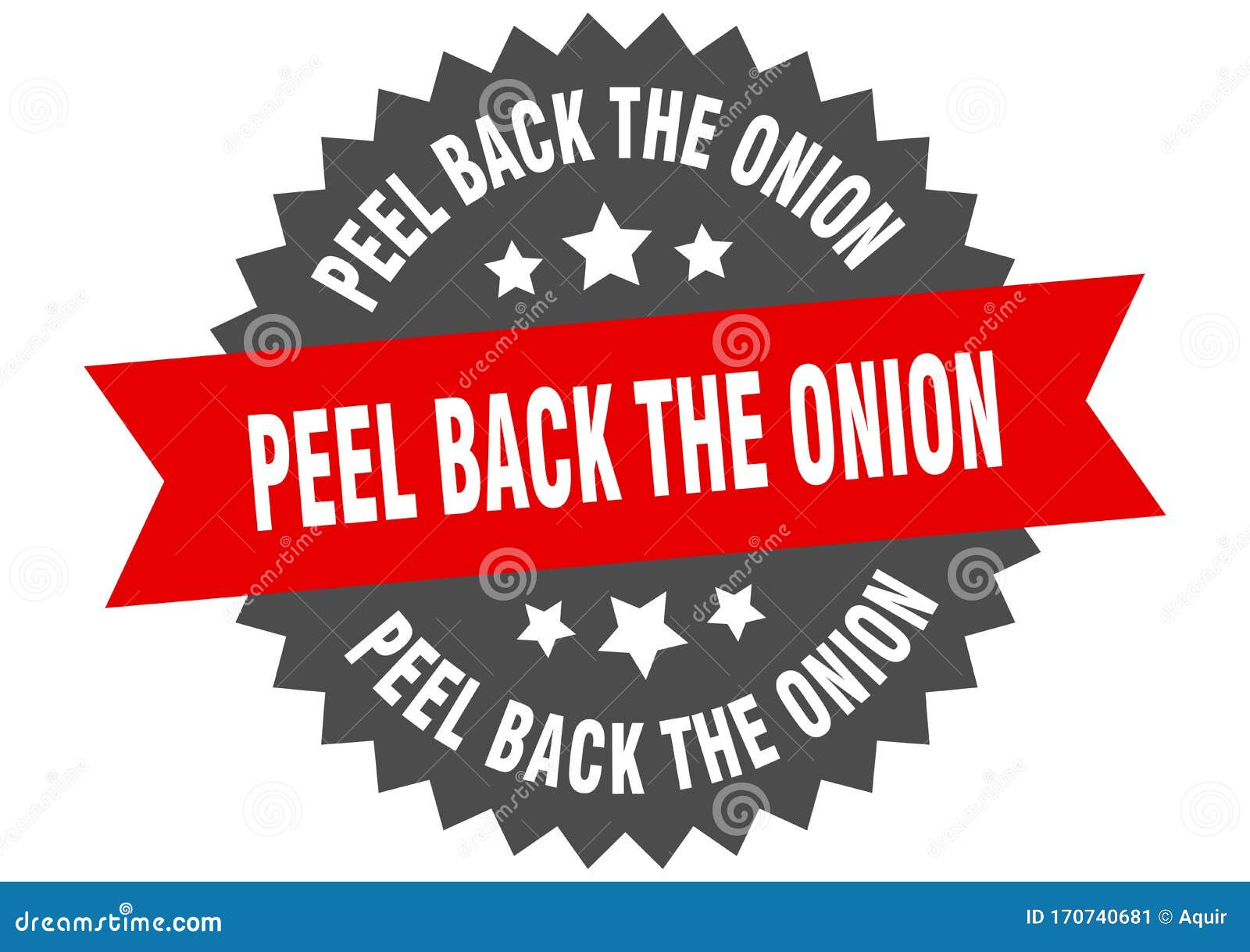 Peel Back the Onion Sign. Peel Back the Onion Circular Band Label. Peel ...