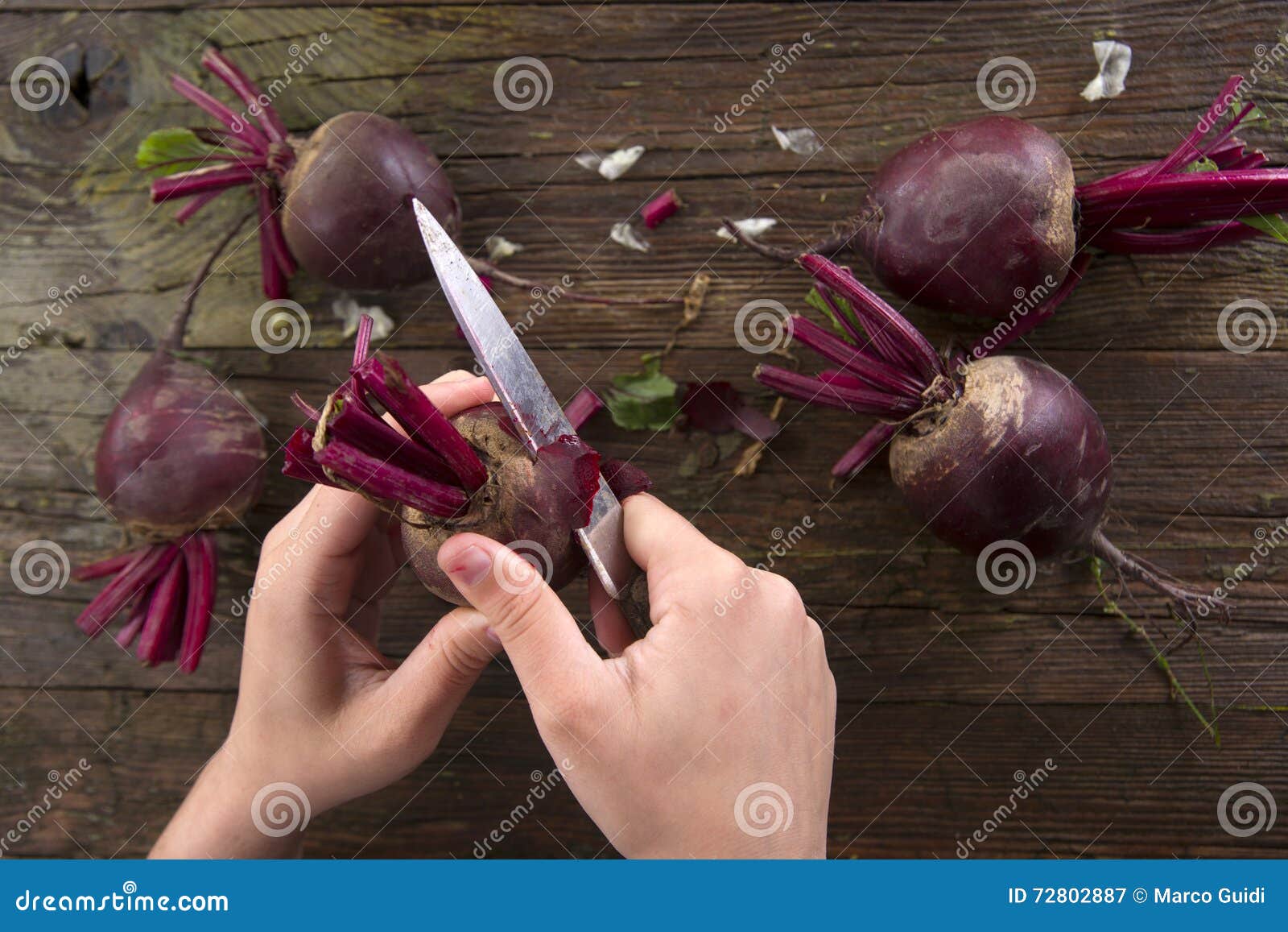 Peel the beetroot stock image. Image of kitchen, vegetables - 72802887