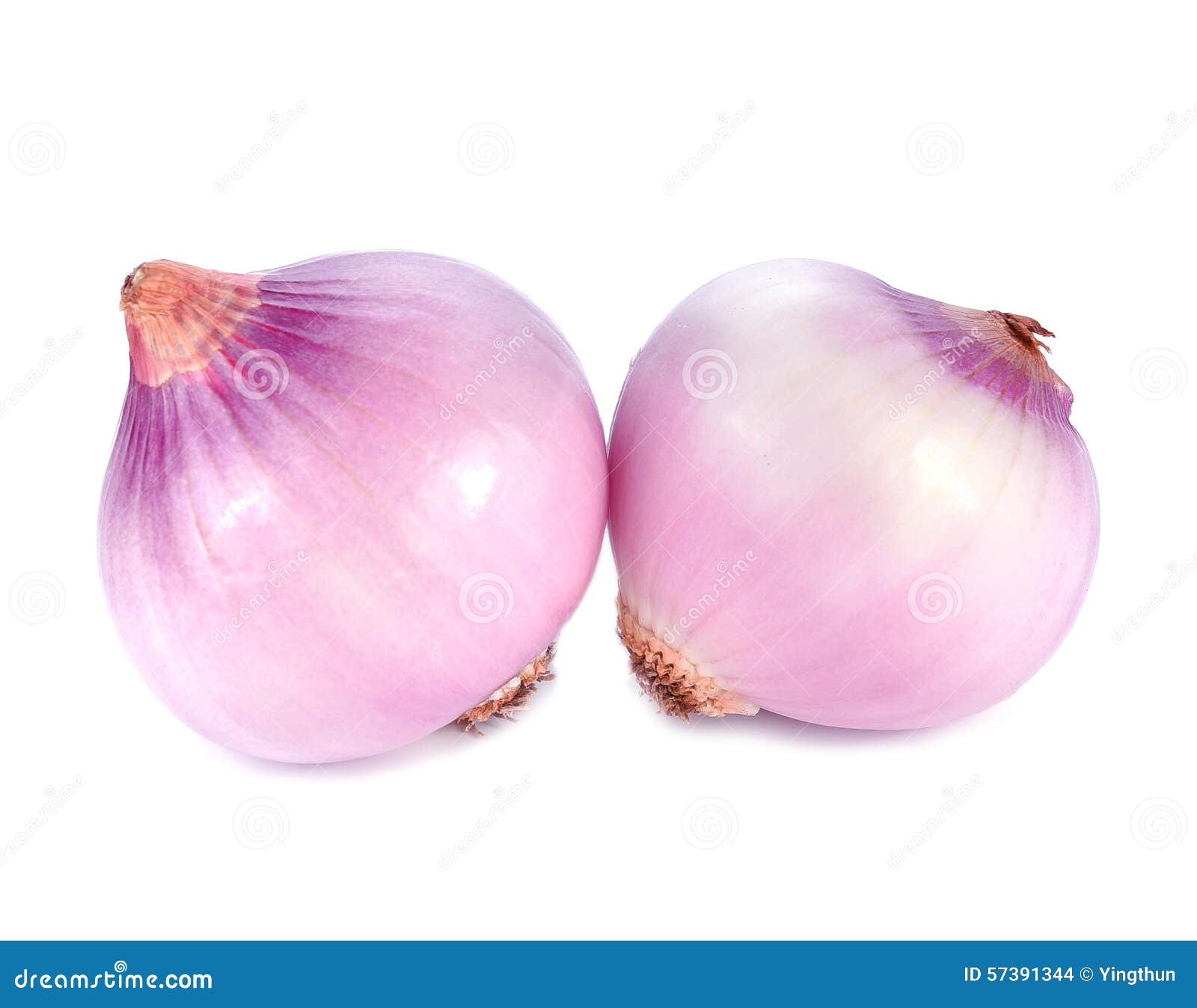 Peel Shallots Isolated on White Background Stock Photo - Image of ...