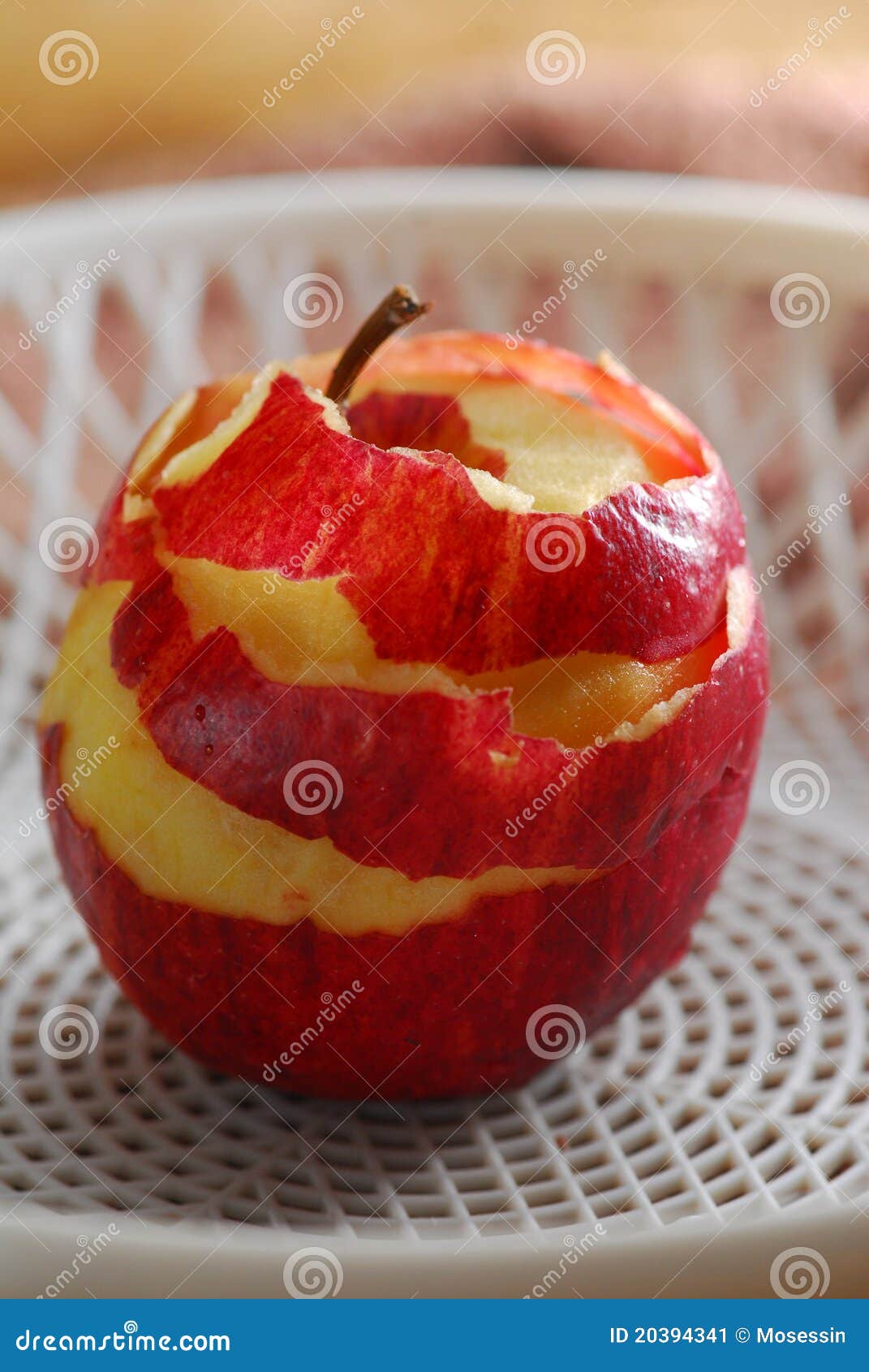 Peel skin apple stock image. Image of plastic, peel, apple - 20394341
