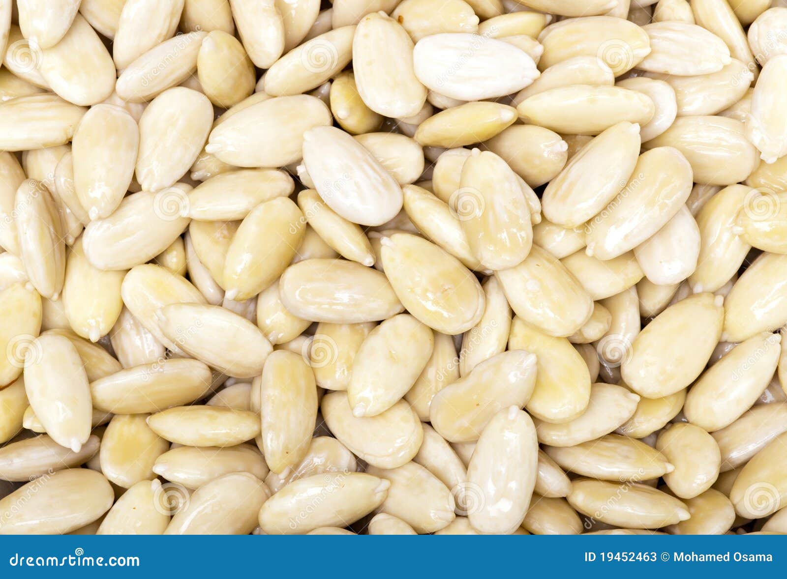 Peeled Almond Background stock image. Image of detail - 19452463
