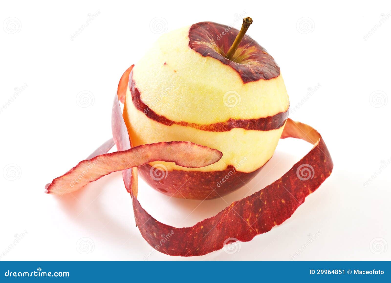 Peeled Apple stock image. Image of ingredient, antioxidant - 29964851