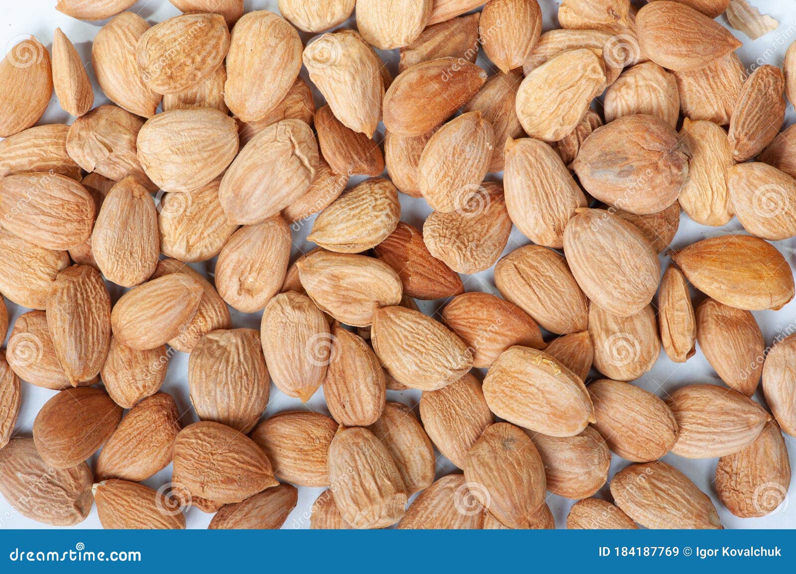 Peeled apricot kernels stock image. Image of culinary - 184187769