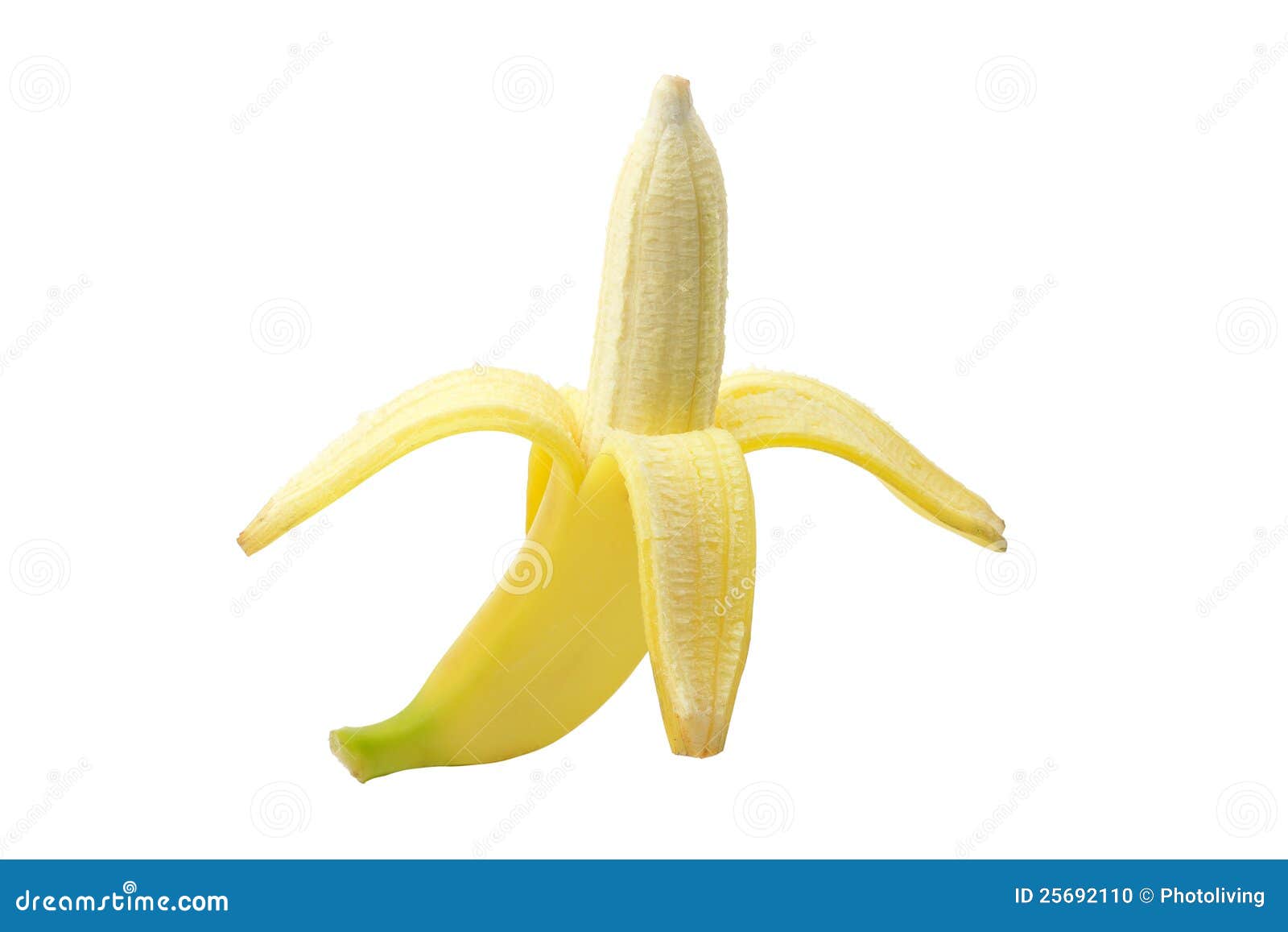 Peeled banana stock photo. Image of white, sweet, peel - 25692110