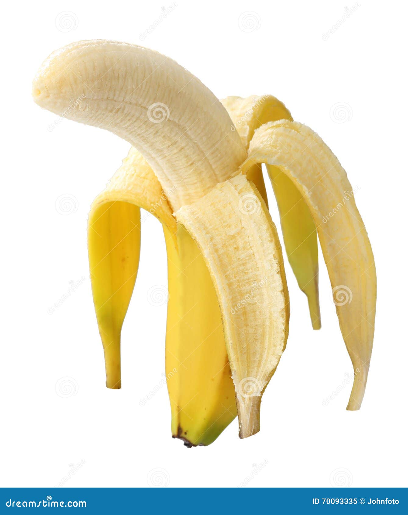 One Peeled Banana And Two Unpeeled Overripe Blackened Ugly Bananas On ...