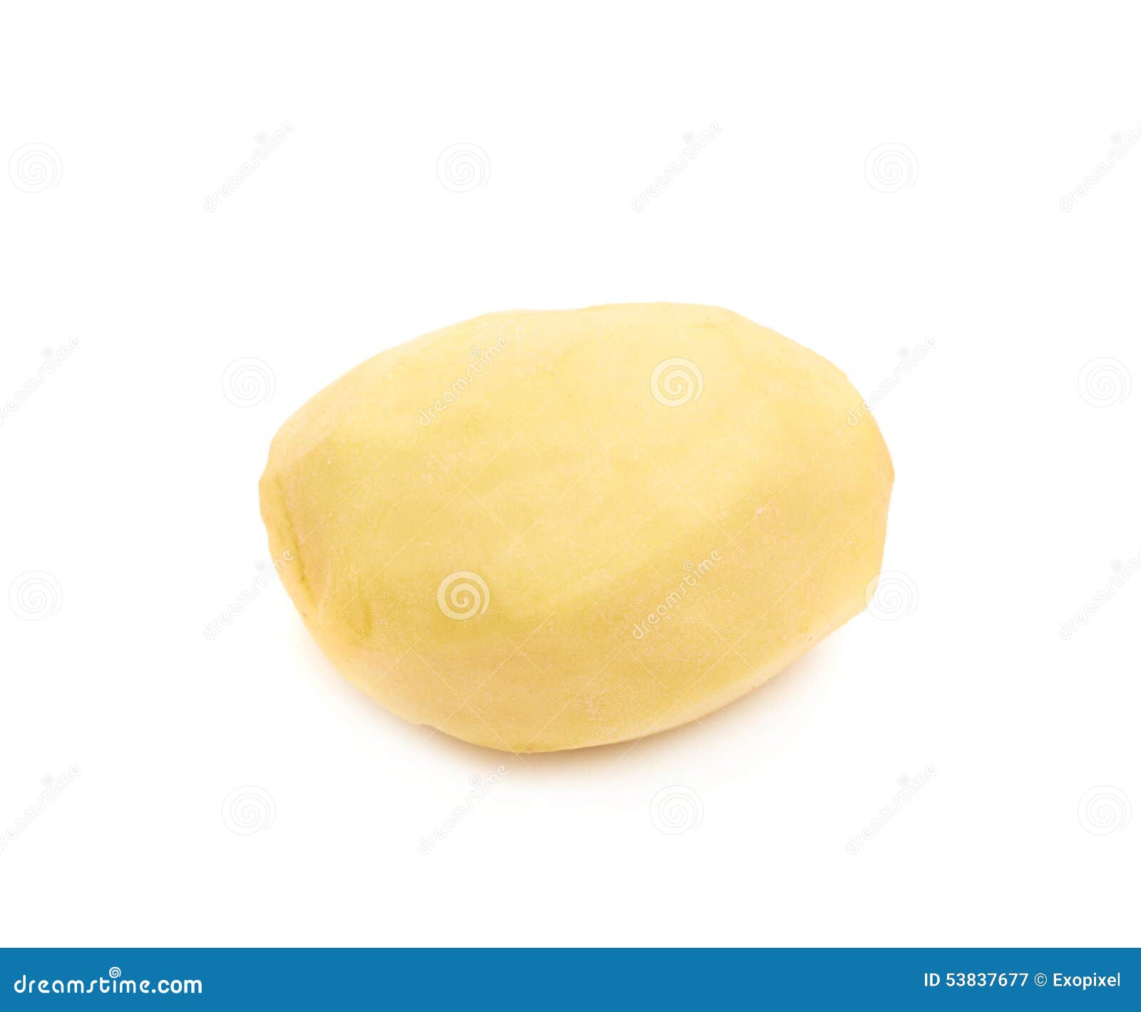 Peeled Clean Potato Isolated Stock Image - Image of kitchen ...