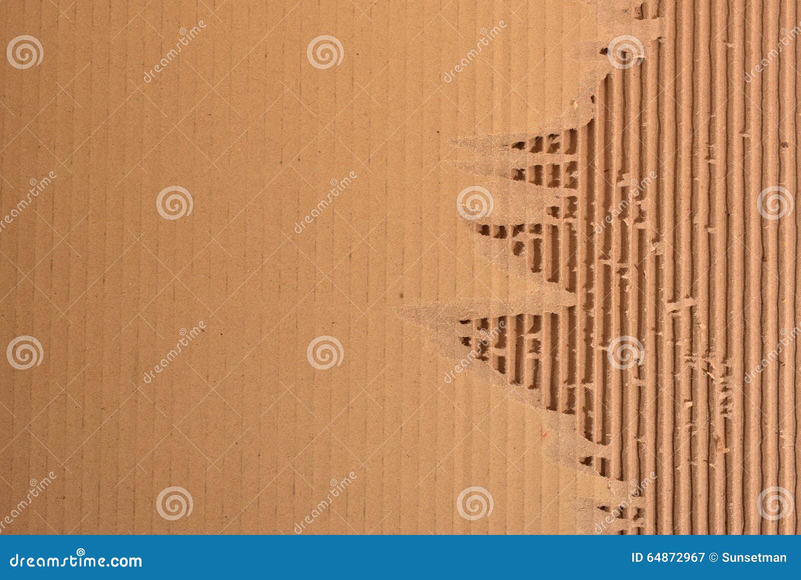 Peeled Corrugated Board stock image. Image of packaging - 64872967