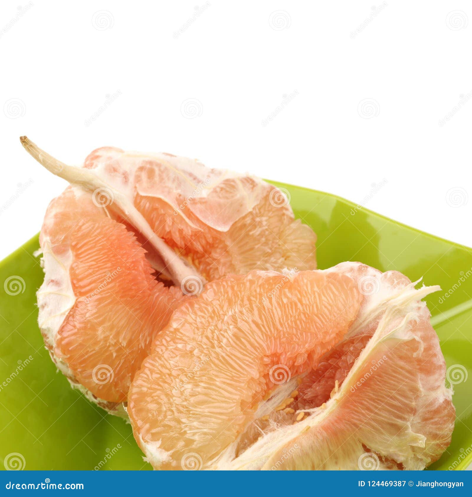 Peeled Grapefruit Sections, Stock Image - Image of fresh, plate: 124469387