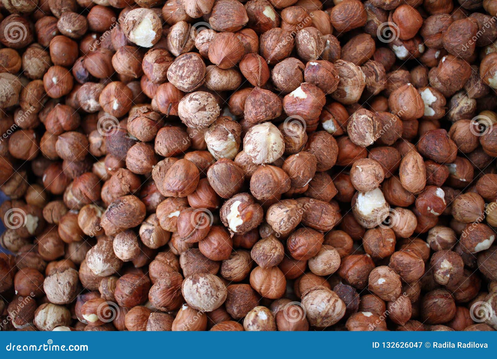 Peeled Hazelnuts Pattern. Filbert Macro. with Clipping Path. Organic ...