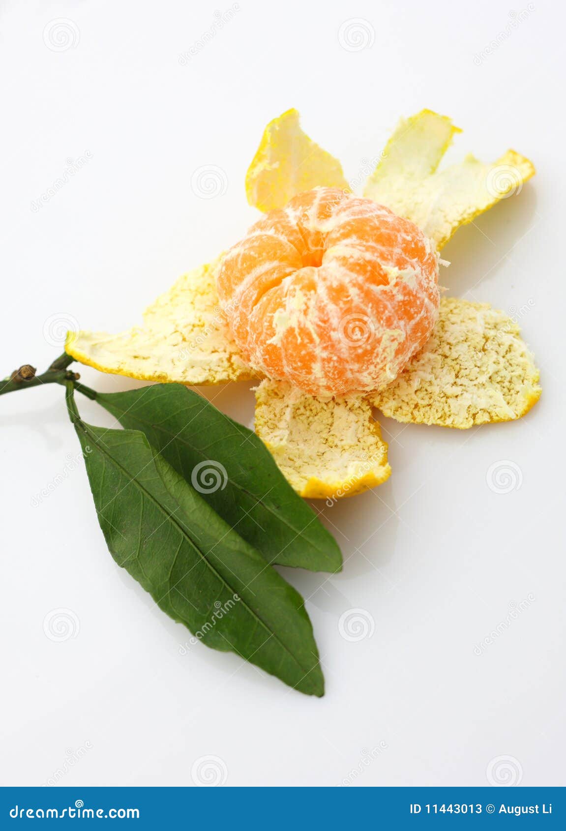 Peeled mandarin stock image. Image of organic, colored - 11443013