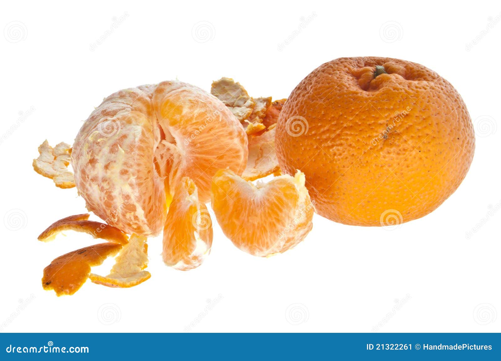 Peeled mandarin stock image. Image of health, closeup - 21322261