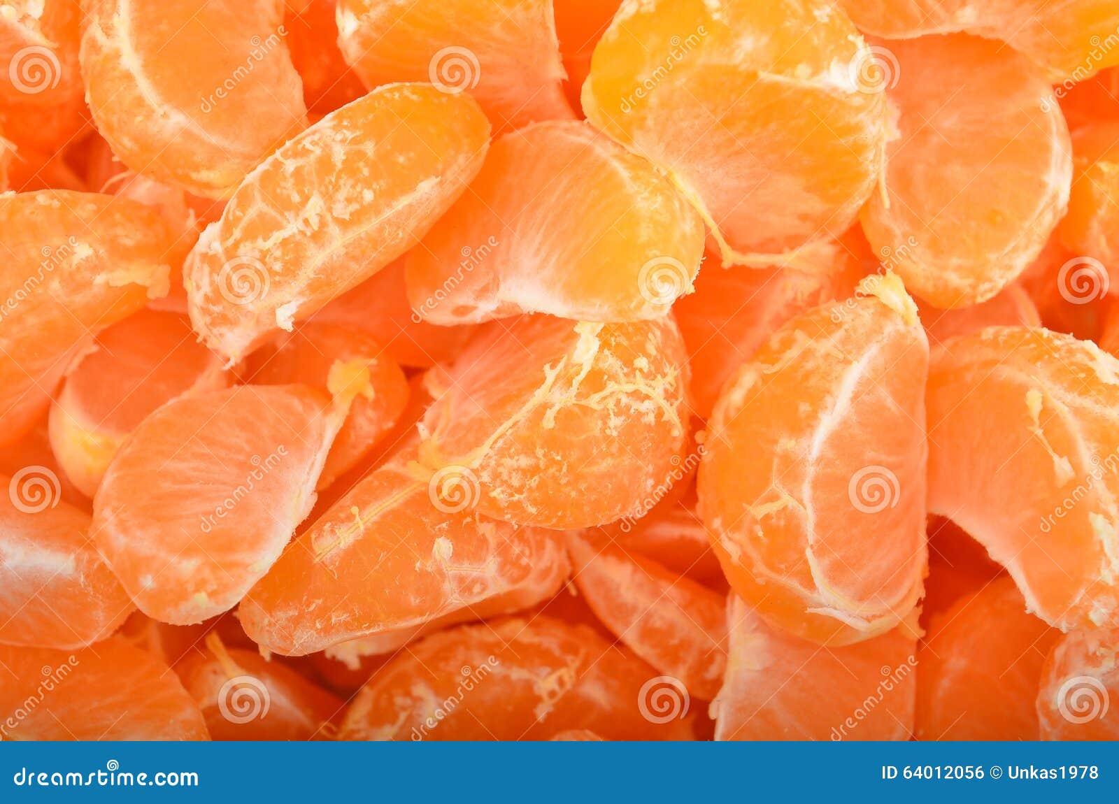 Peeled mandarin stock photo. Image of antioxidant, dessert - 64012056