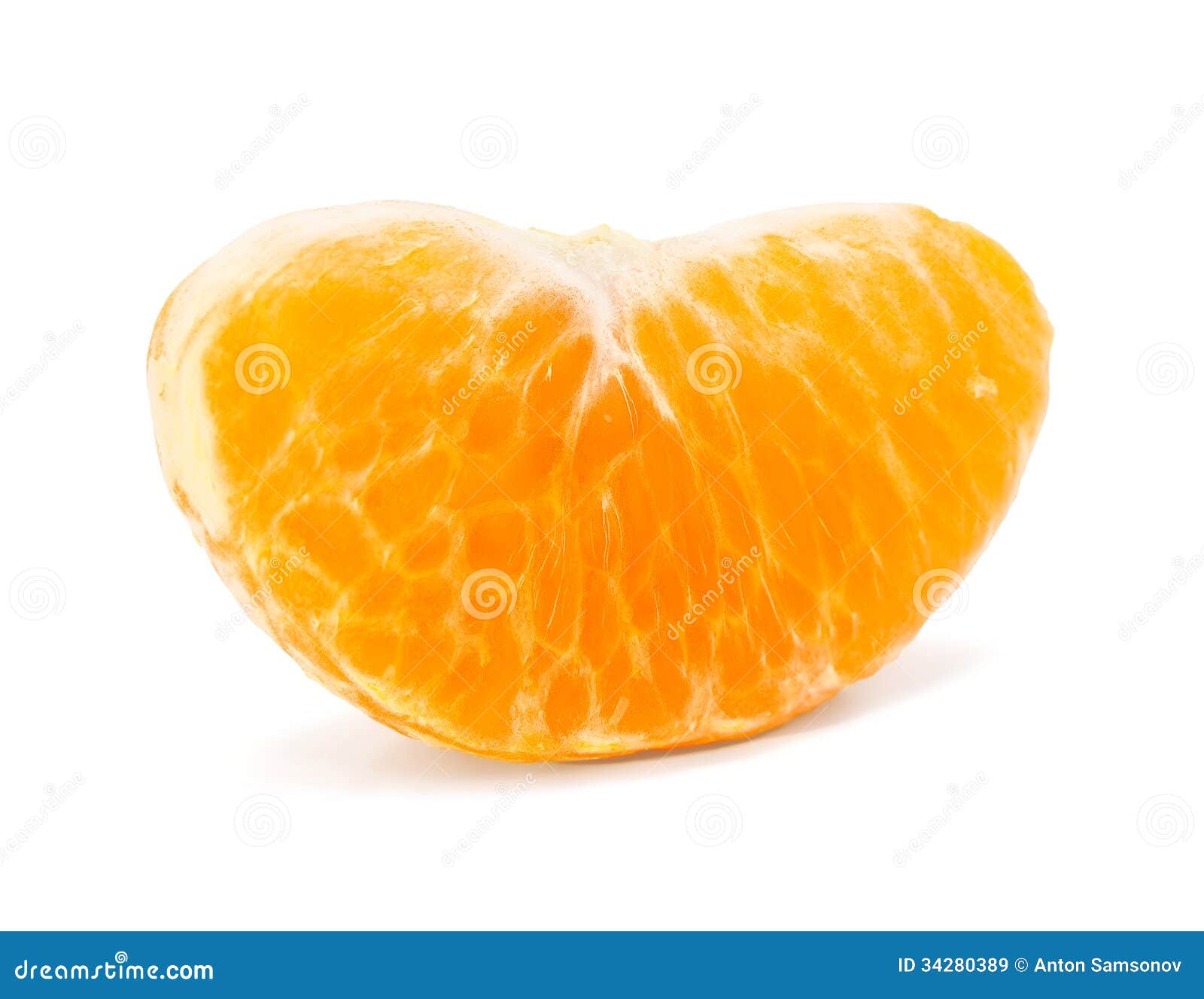 Peeled mandarin segment stock image. Image of macro, peel - 34280389