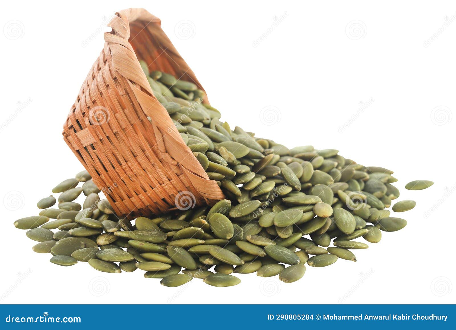 Peeled Organic Pumpkin Seeds Stock Photo - Image of food, green: 290805284