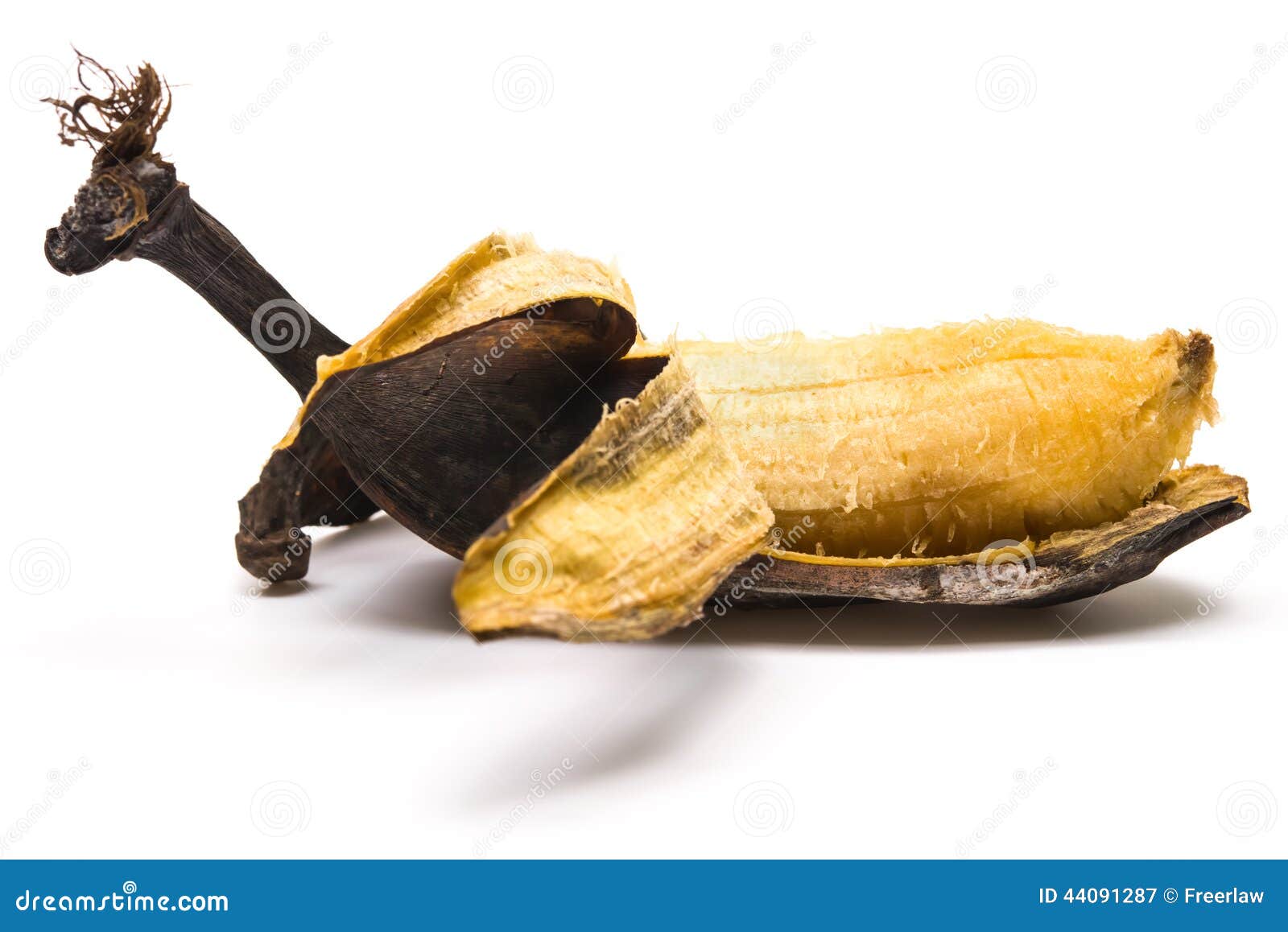 Peeled overripe banana stock image. Image of organic - 44091287
