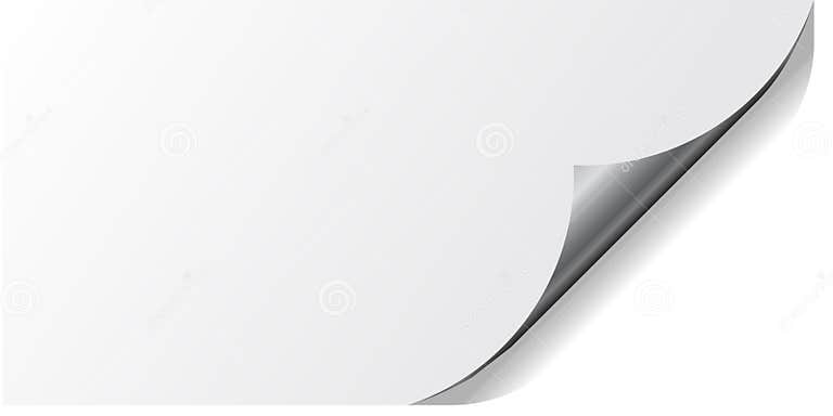 Peeled paper / sticker stock vector. Illustration of curve - 10657010