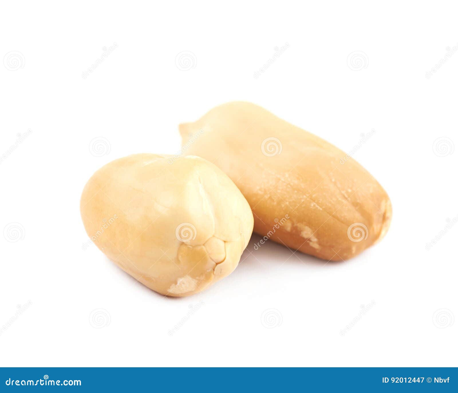 Peeled peanut isolated stock image. Image of food, peanut - 92012447