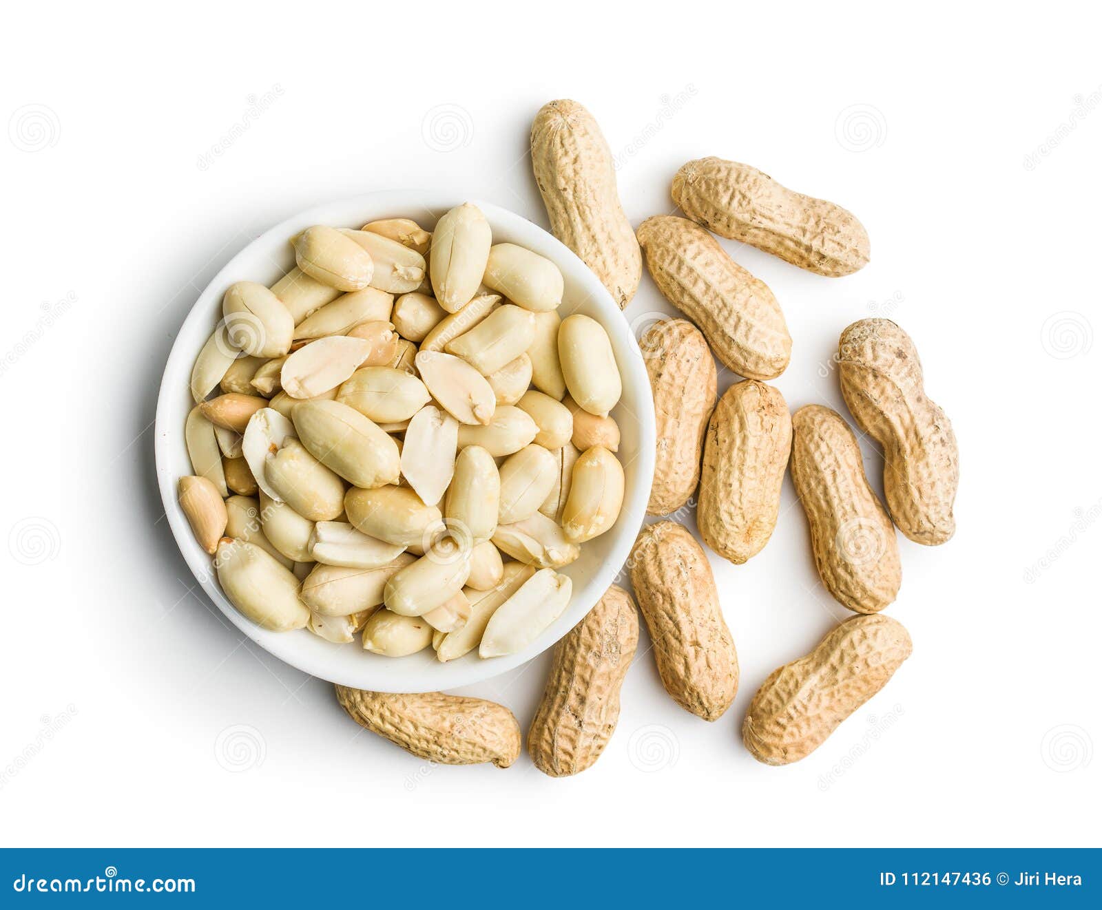 The peeled peanuts. stock photo. Image of groundnut - 112147436