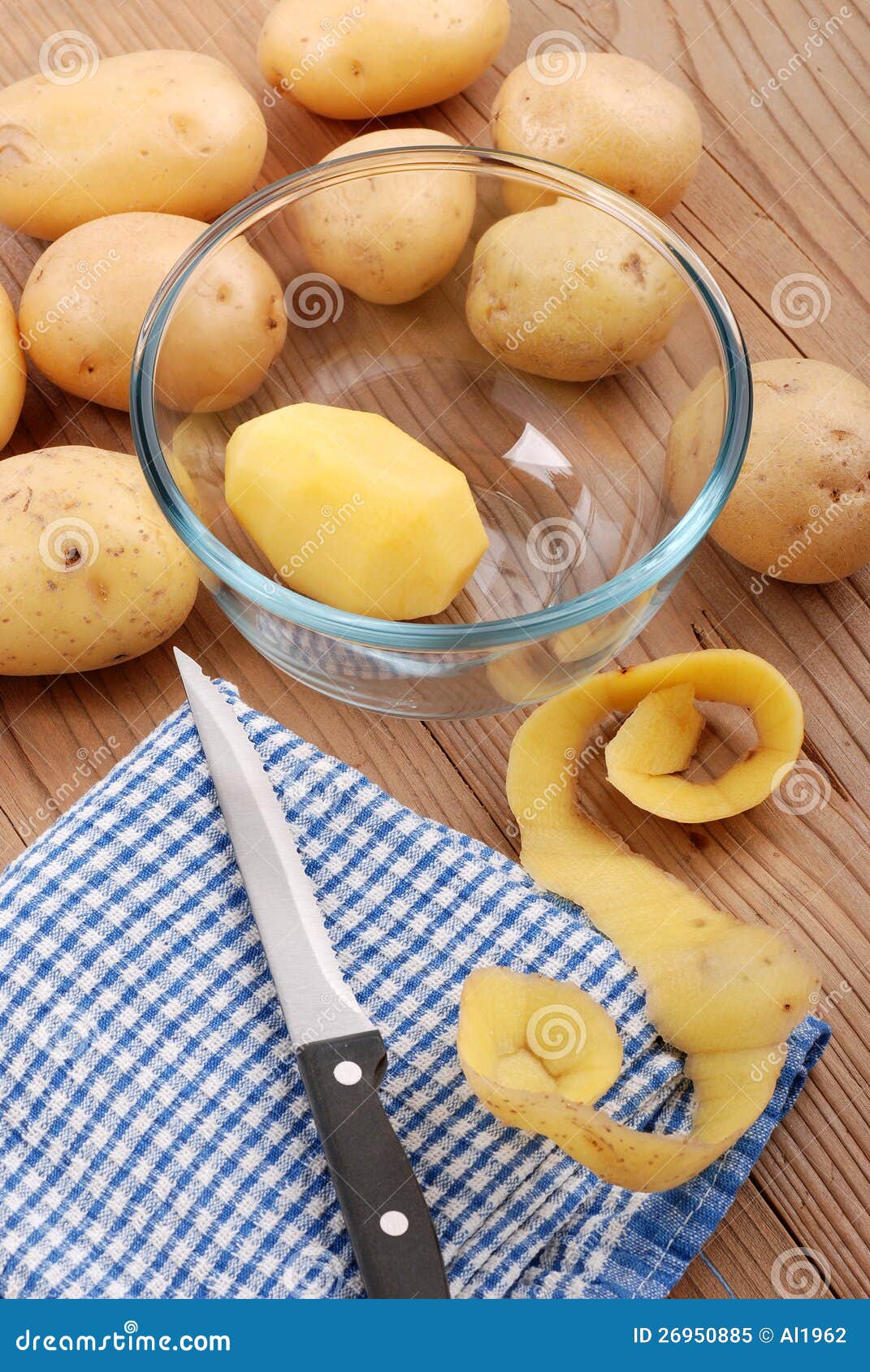 Peeled potato stock image. Image of vegetable, peel, diet - 26950885