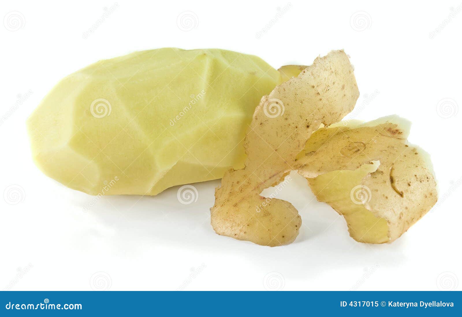 Peeled Potato stock image. Image of soup, natural, close - 4317015