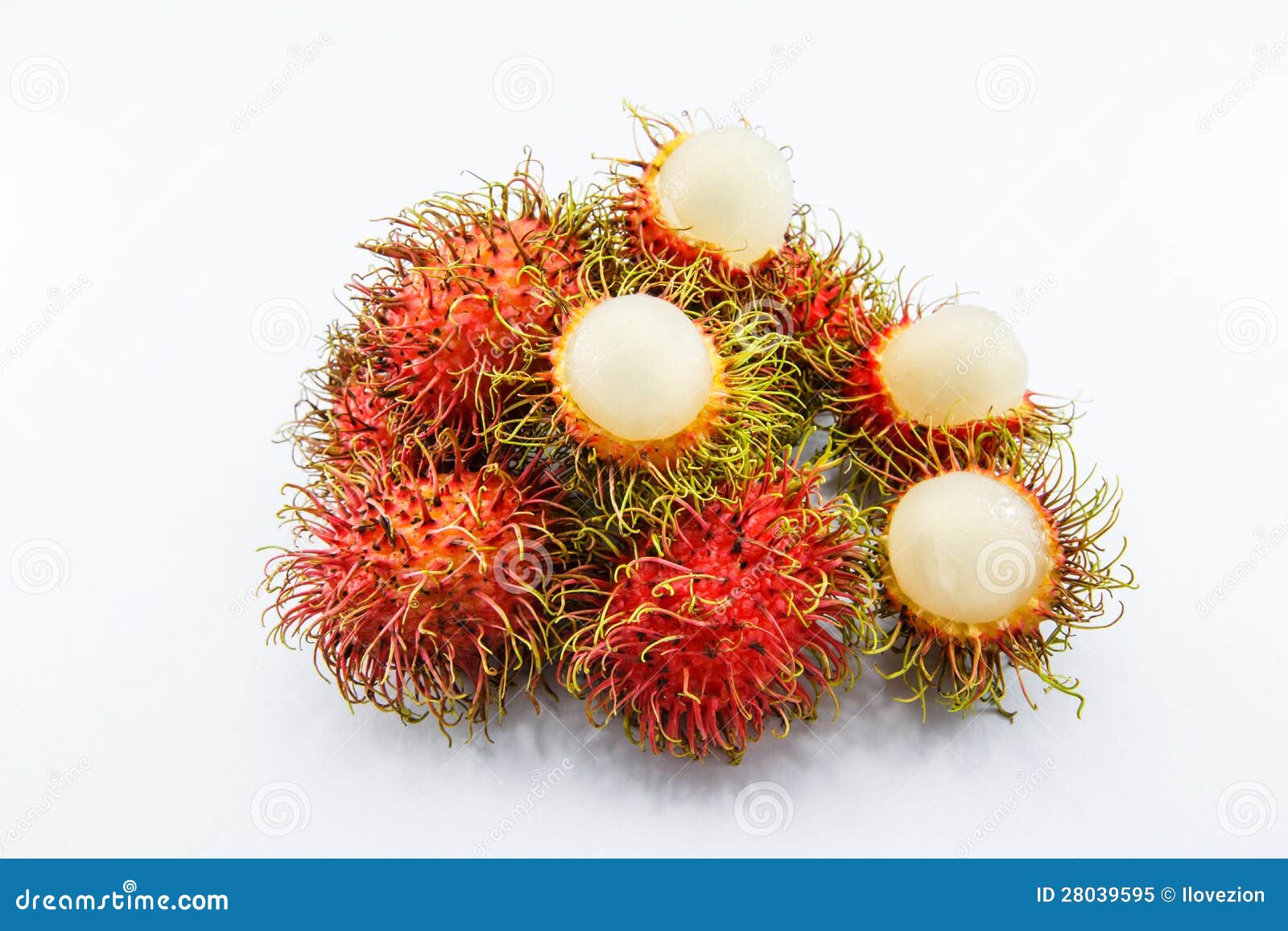 Peeled rambutan stock image. Image of background, health - 28039595