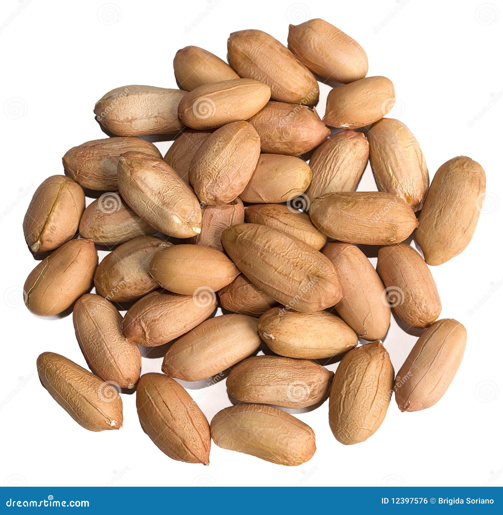 Peeled Raw Peanuts stock photo. Image of snack, peeled - 12397576