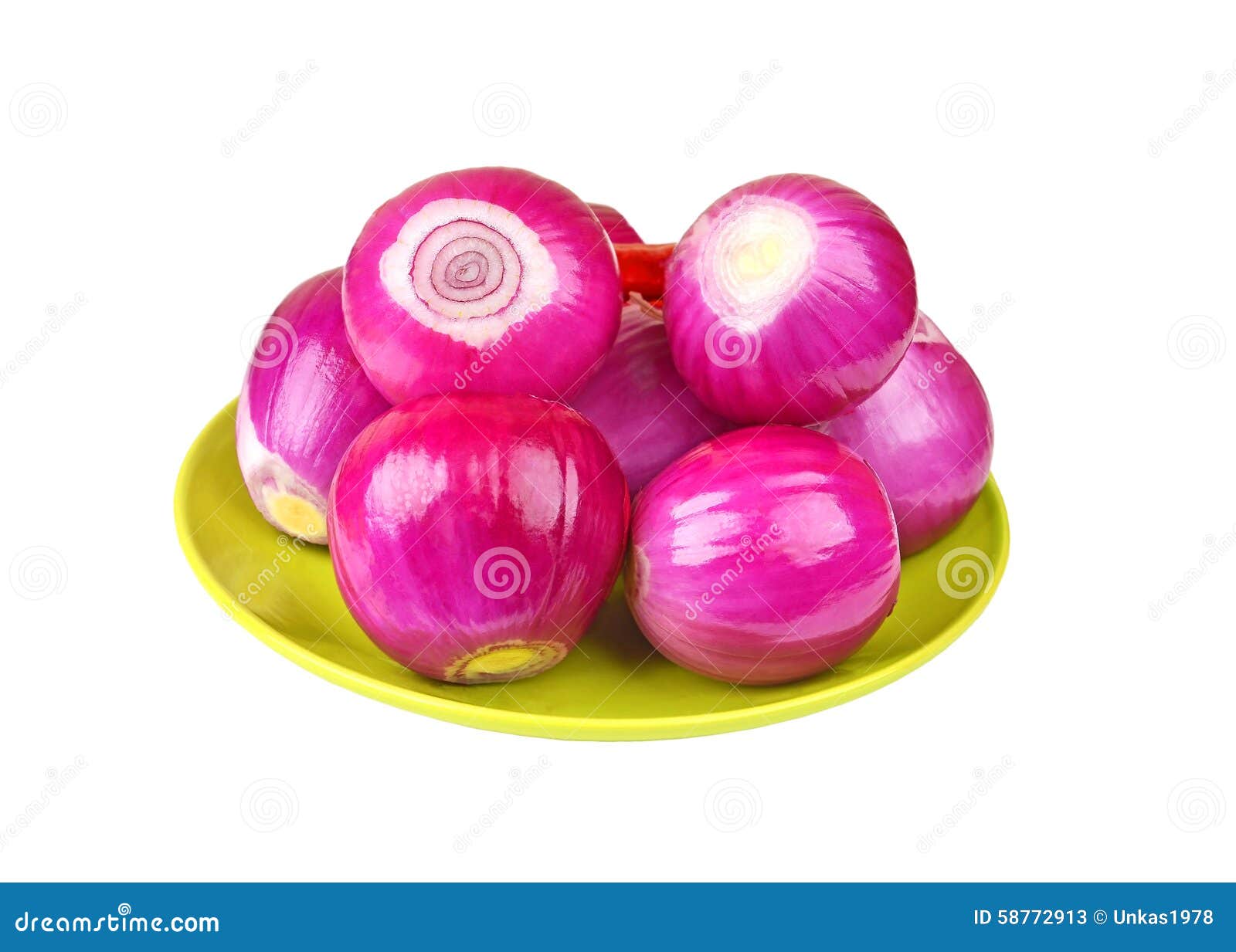Peeled red onion stock image. Image of culinary, acrid - 58772913
