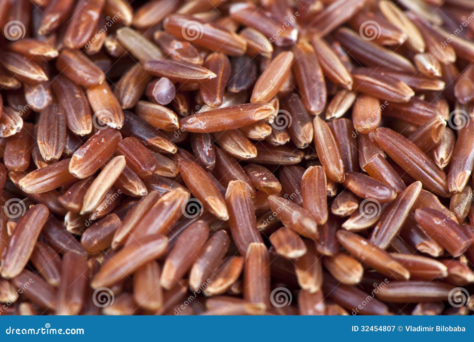Peeled red rice stock image. Image of oatmeal, dark, yummy - 32454807