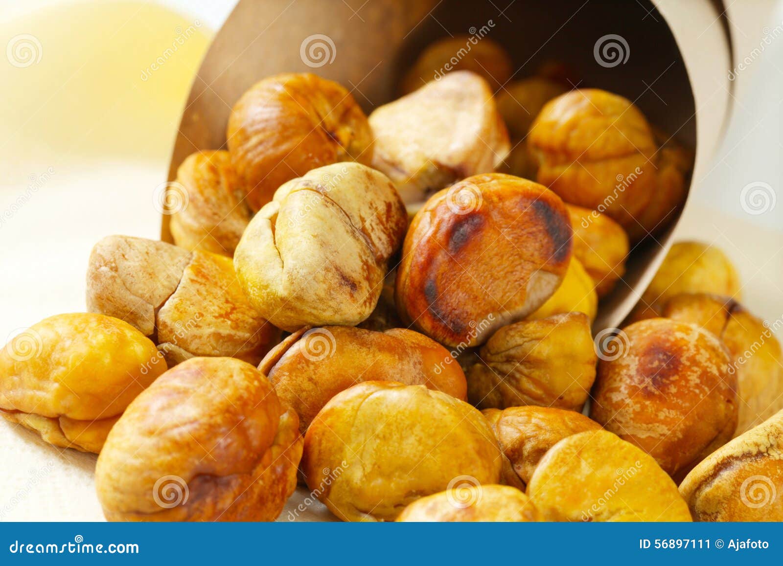 Peeled roasted chestnuts stock image. Image of organic - 56897111