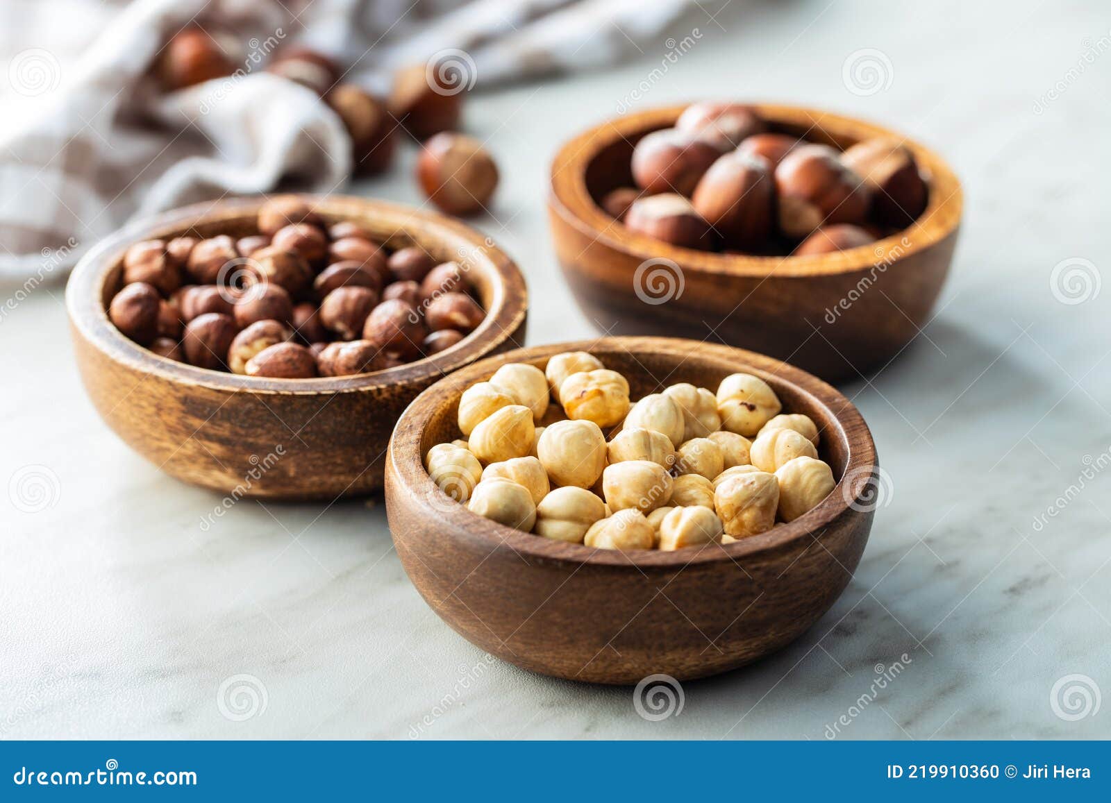 Peeled Roasted Hazelnut Kernels Stock Photo - Image of eating ...