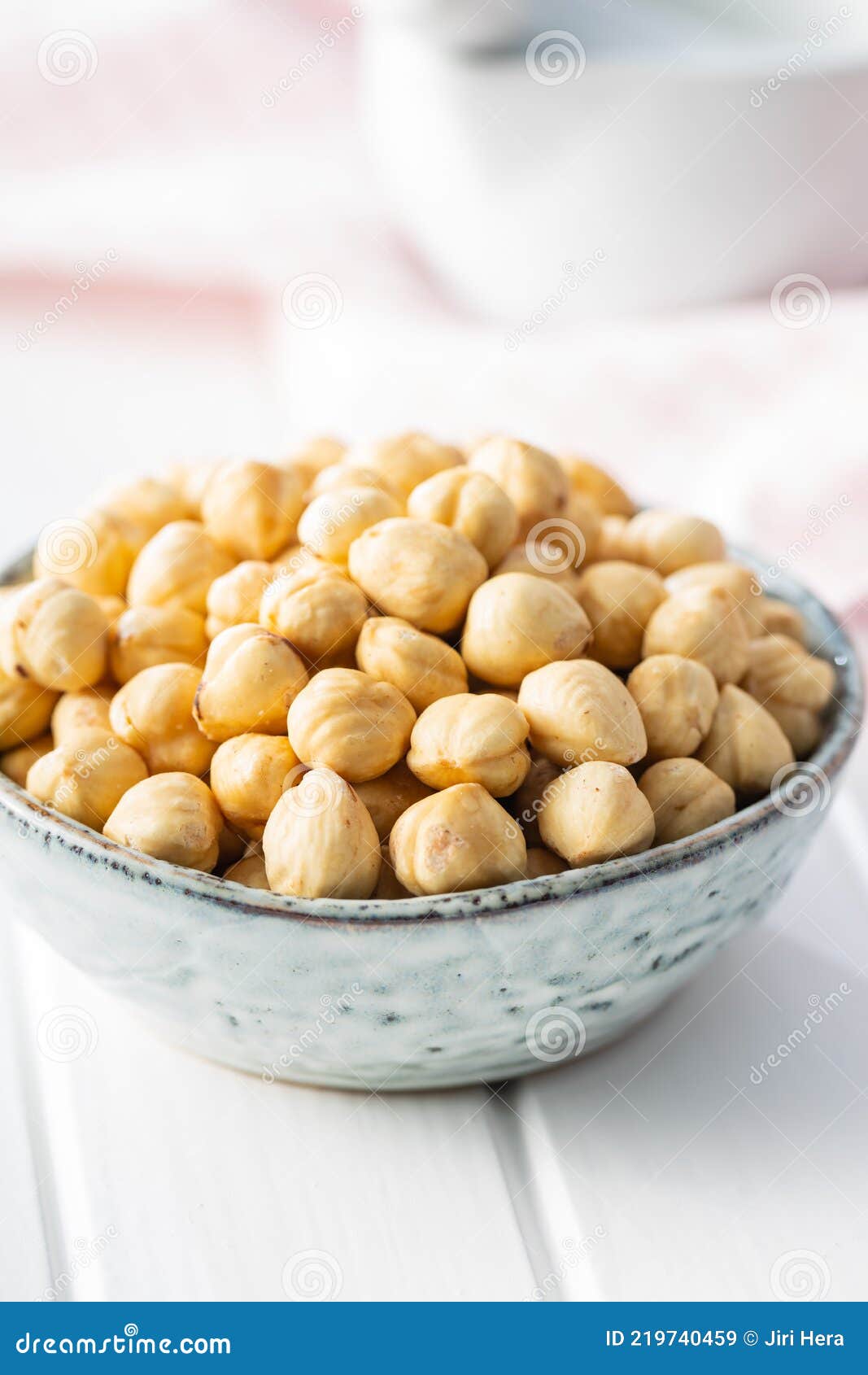 Peeled Roasted Hazelnut Kernels Stock Image - Image of natural, table ...