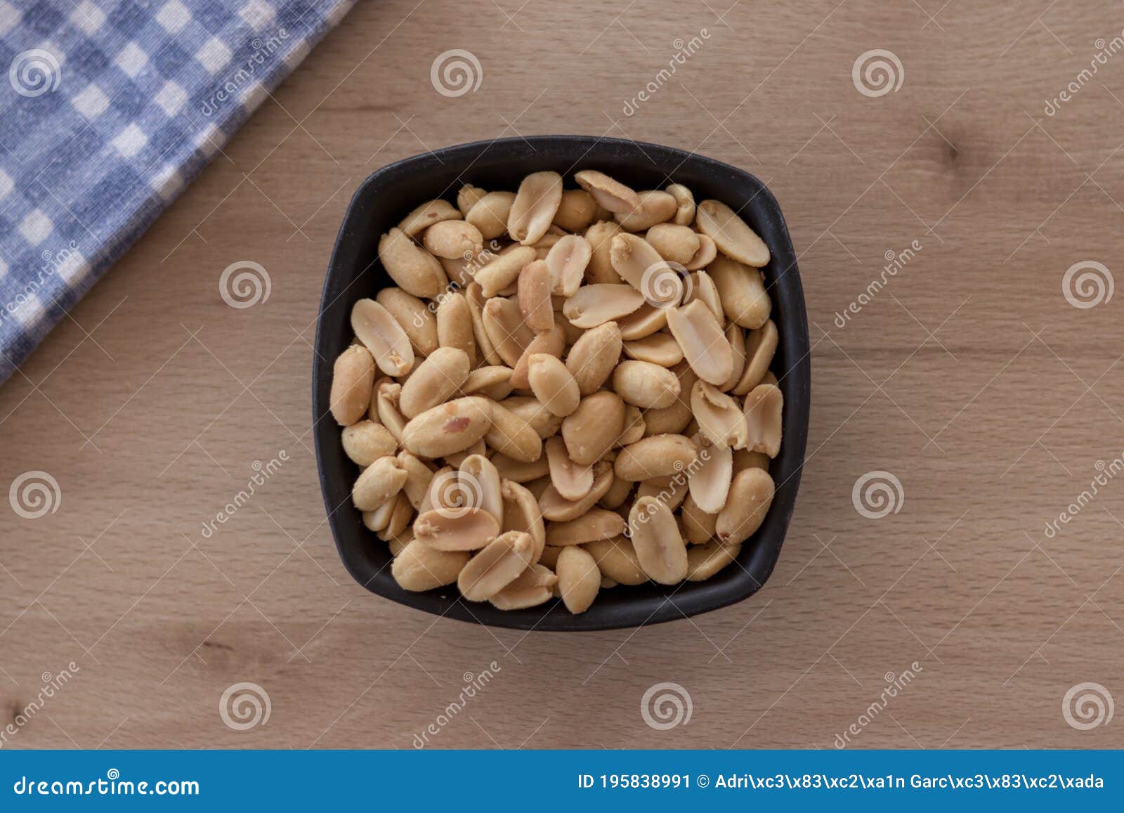 Peanuts in a container stock image. Image of peeled - 195838991