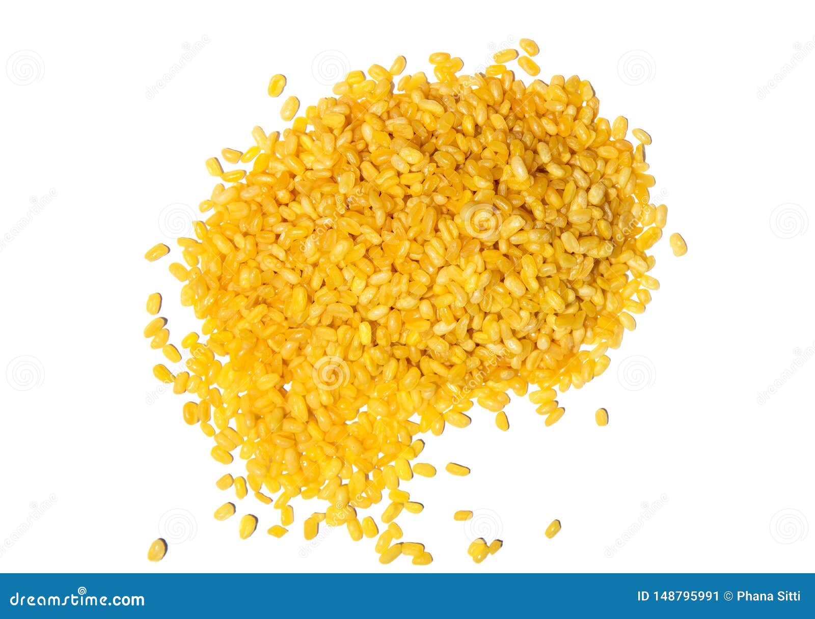 Peeled Split Mung Bean .pile Of Skinless Mung Bean. Pile Of Yellow ...