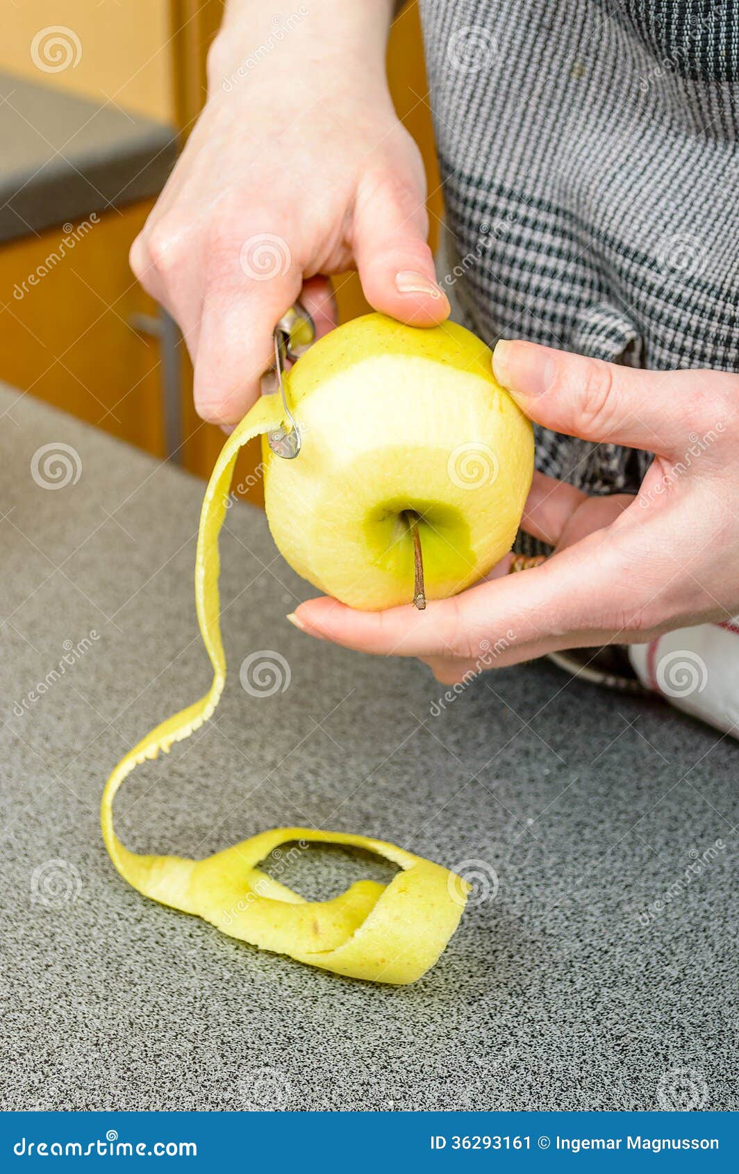 Peeling apple stock image. Image of equipment, apple - 36293161
