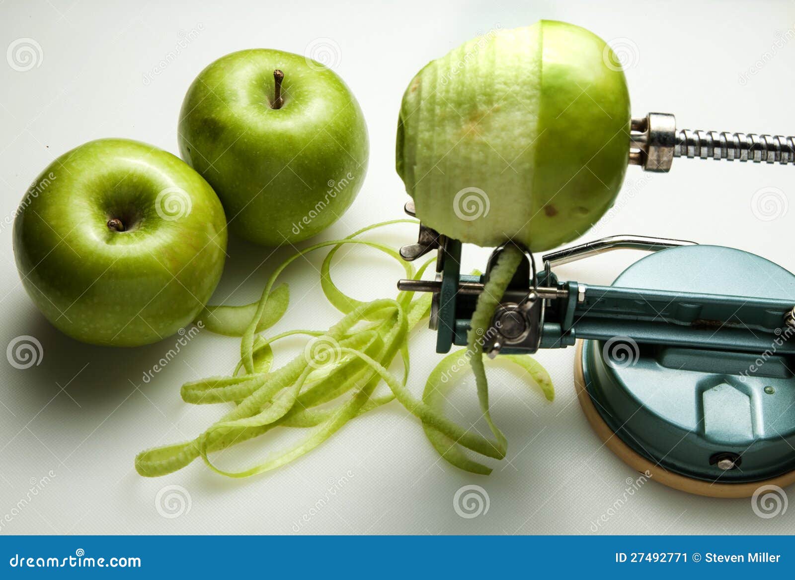 Peeling apples stock image. Image of ripe, core, food - 27492771