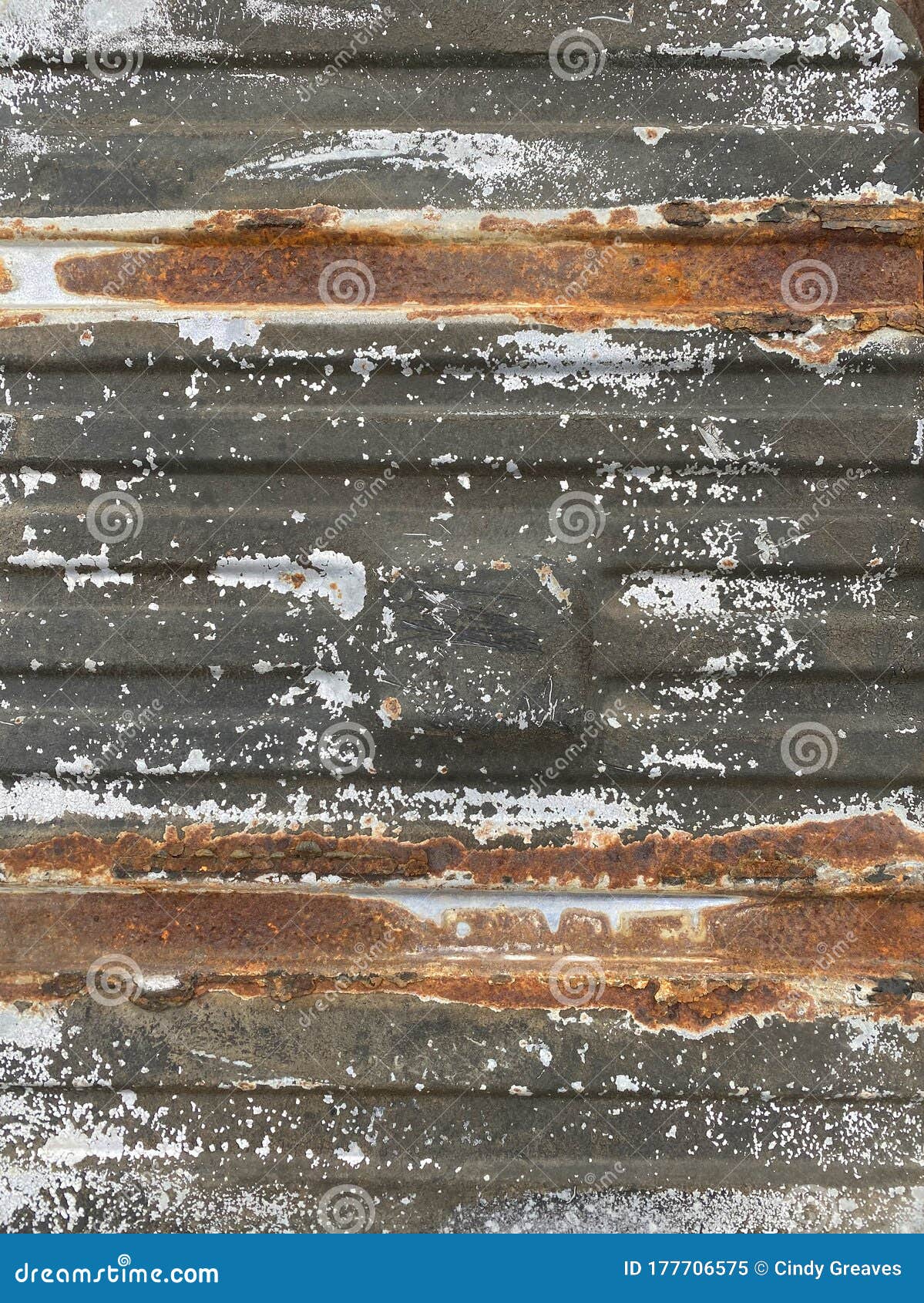 Peeling Black Paint and Rust on Old Metal Stock Image - Image of ...