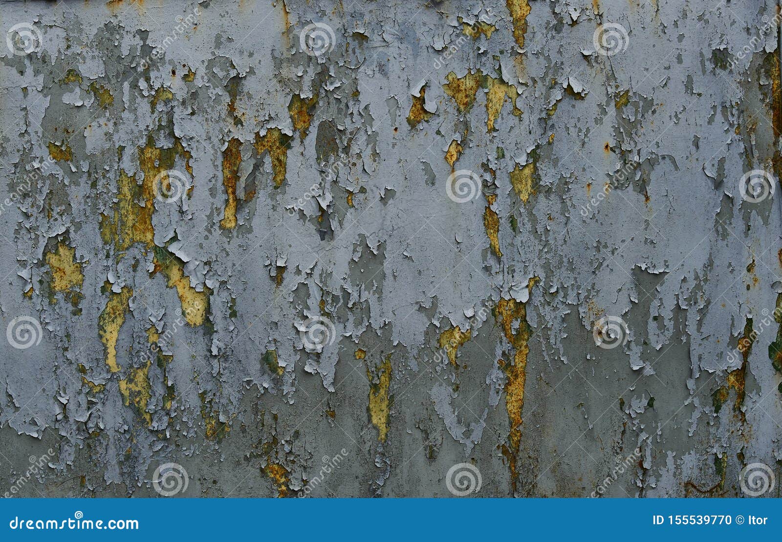 Peeling Grey Paint on Wall Seamless Texture. Pattern of Rustic Grey ...