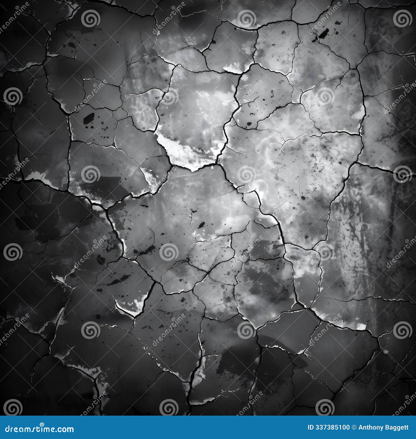 Peeling Paint Abstract Background With A Cracked Aged And Distressed ...