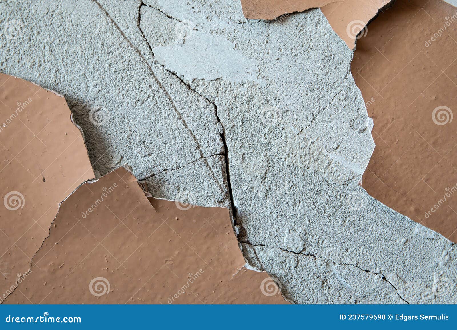 Peeling Paint. Historic Building, Renovation and Repair Work Stock ...