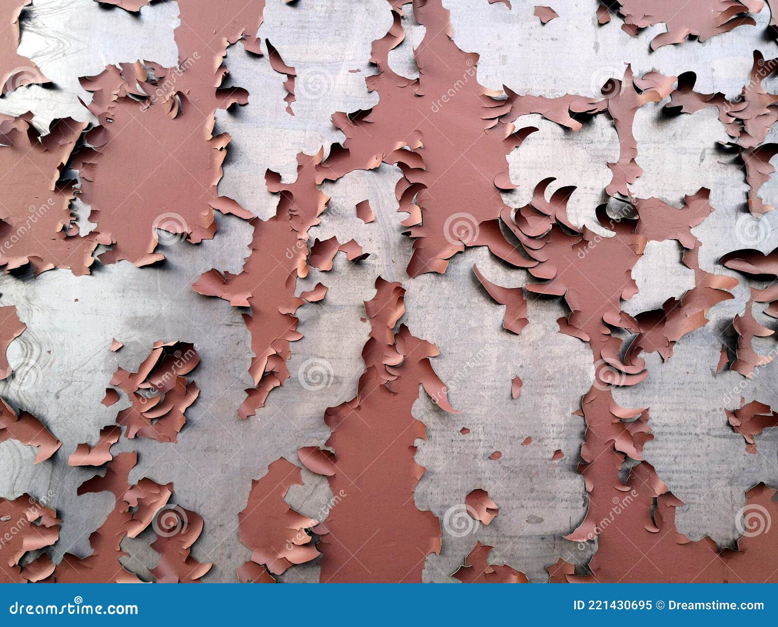 Peeling Paint on Iron Gates Stock Image - Image of weathered, scratches ...