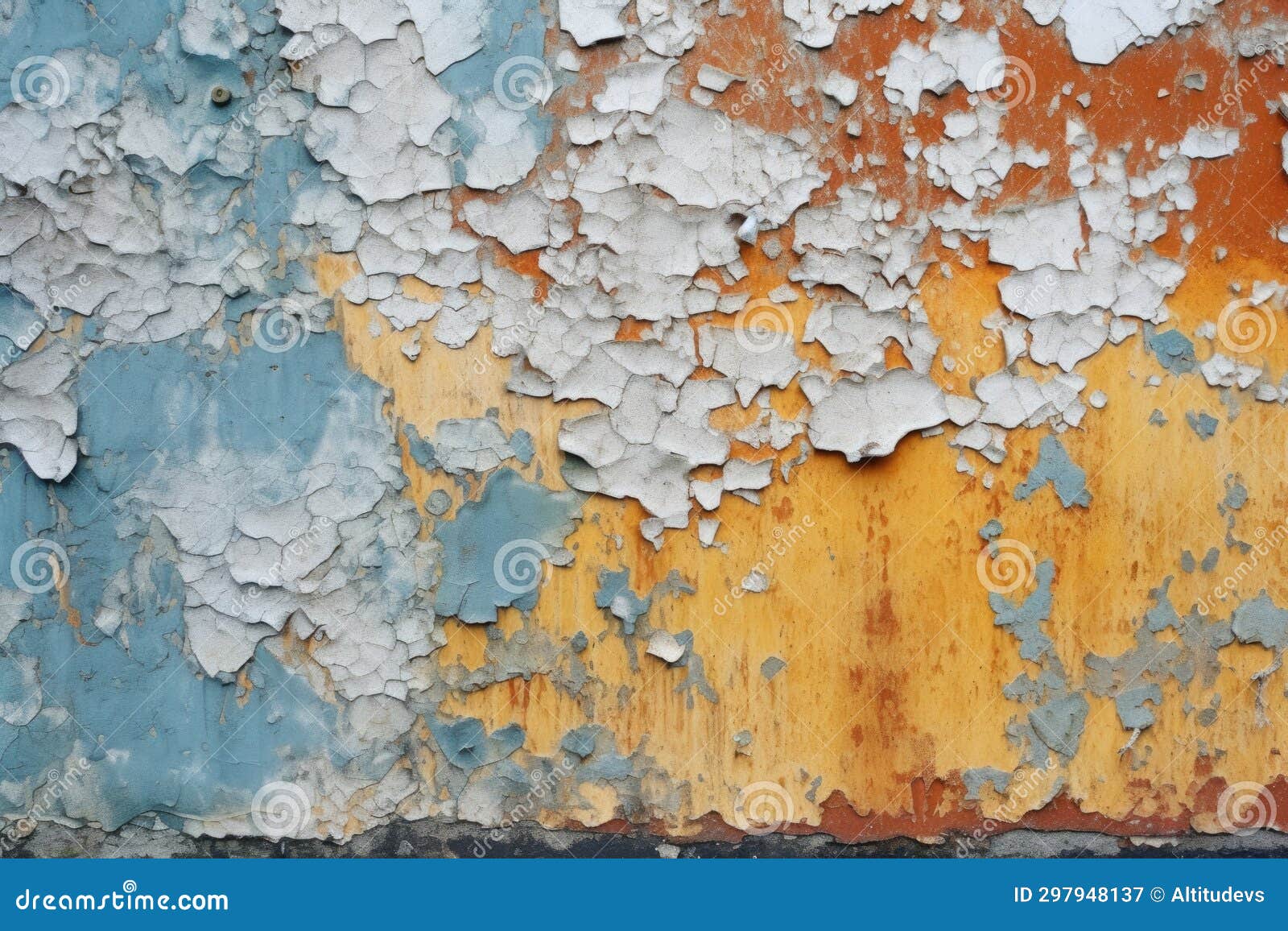 Peeling Paint on Metal Surface Stock Image - Image of corrosion ...