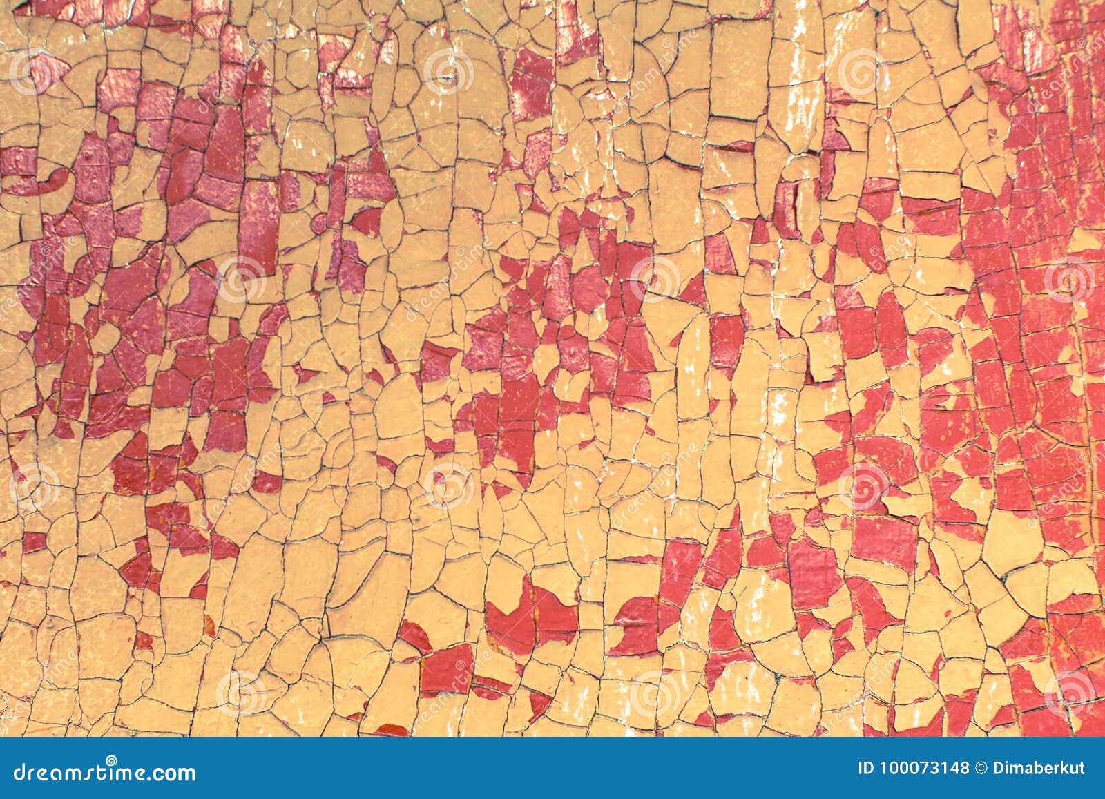 Peeling Paint on Old Wooden Rustic Material on the Wall. Stock Photo ...