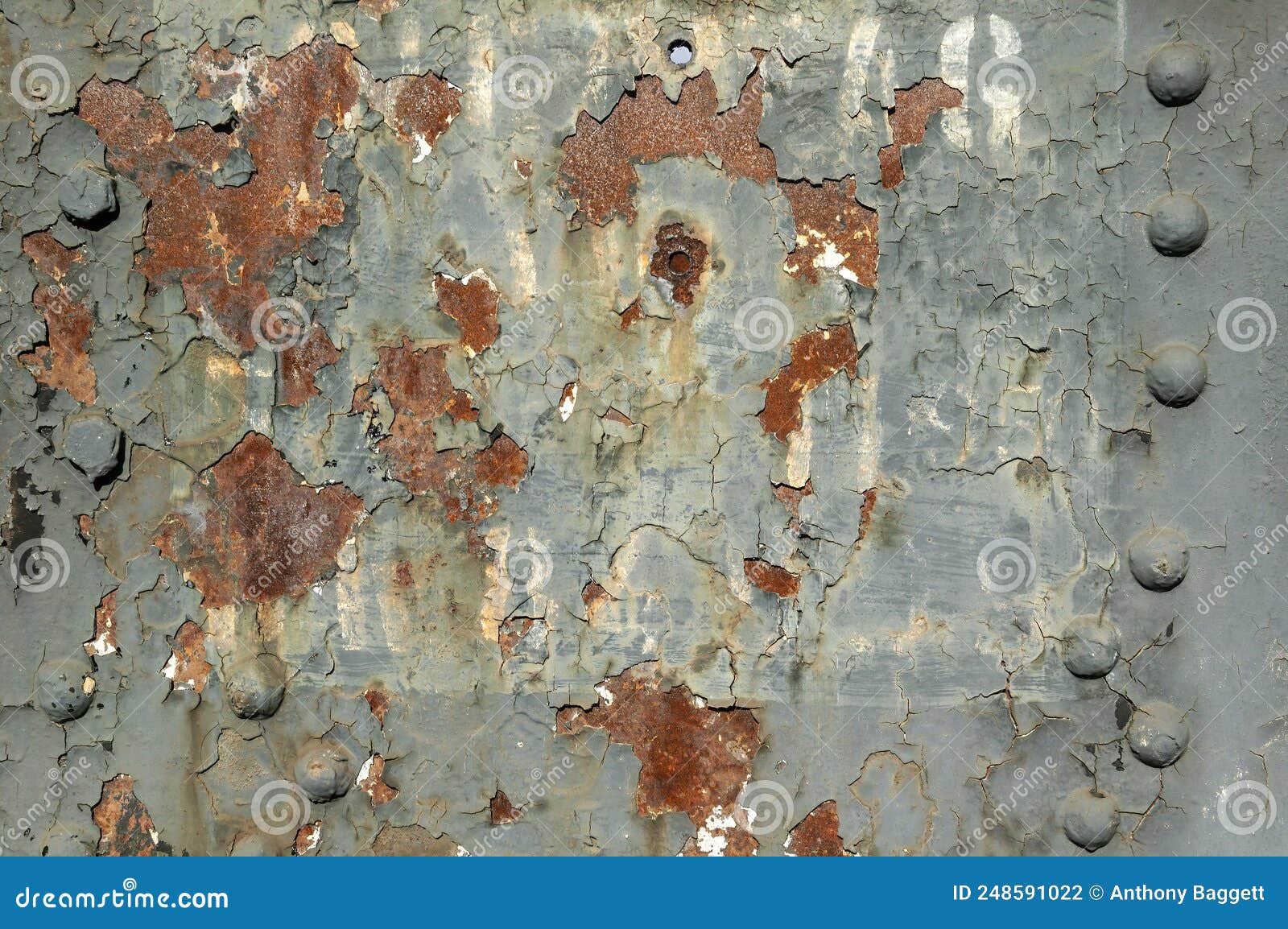 Vintage Cast Iron Beam And High Elevation Rail. Metal Bar Railing Stock ...