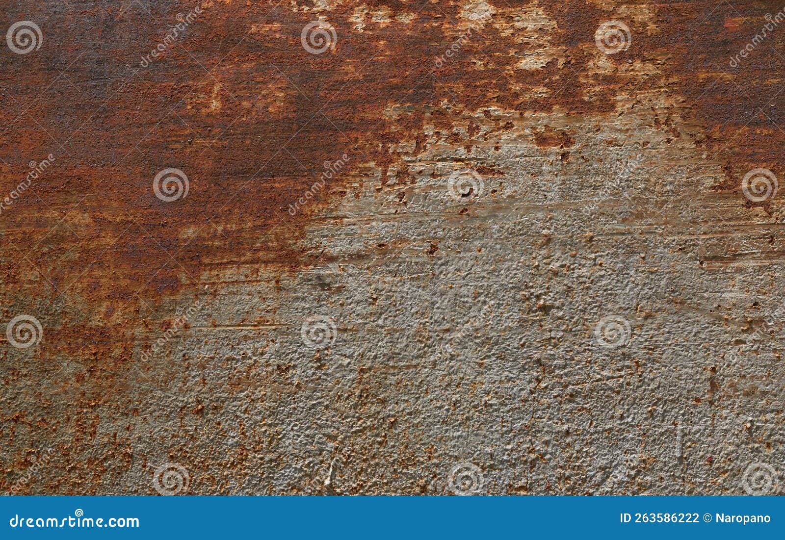 Peeling Paint on the Rust Wall. Empty for Design, Pattern, Cover ...