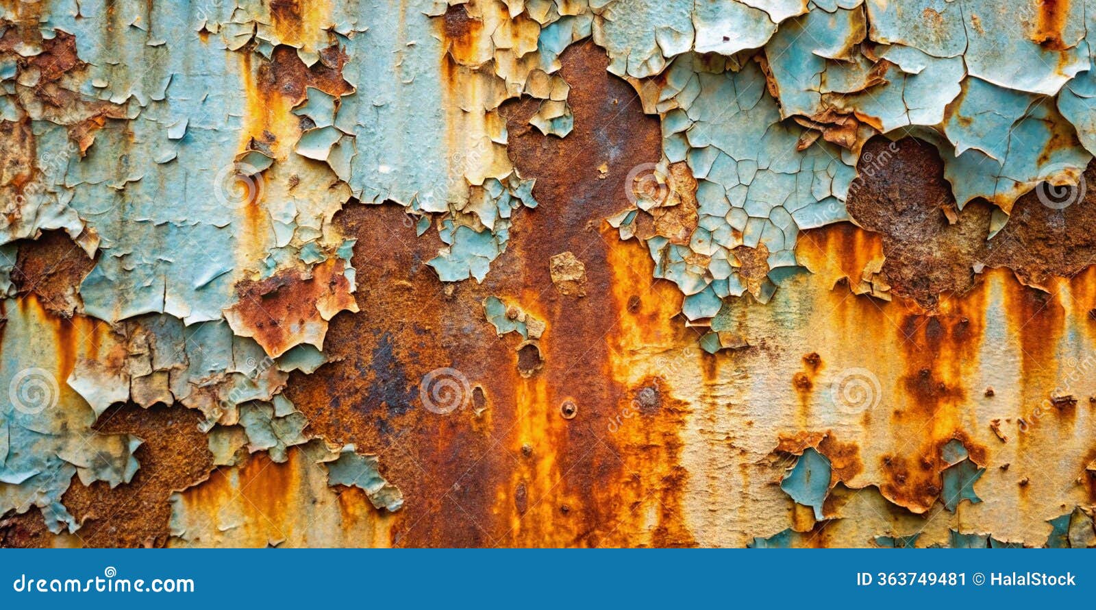 Peeling Paint Rusting Metal Rough Texture Royalty-Free Stock Photo ...