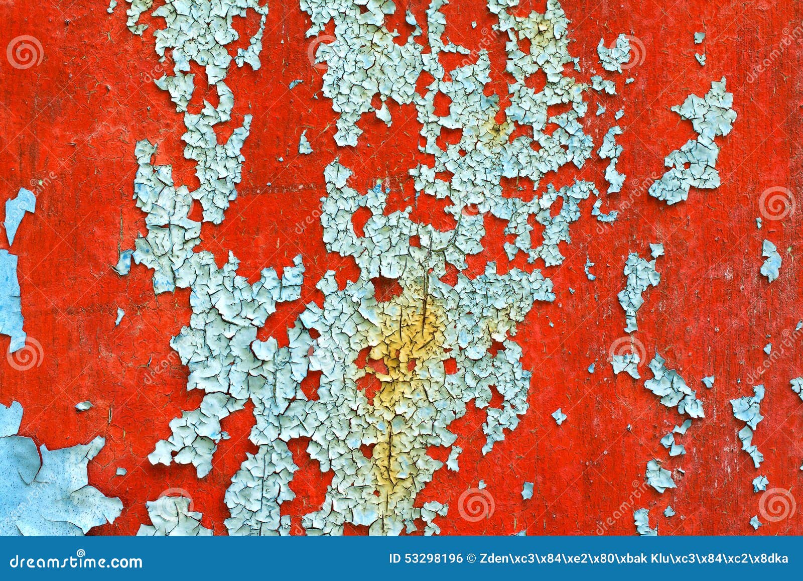Peeling Paint on Rusty Metal Stock Photo - Image of damaged, backdrop ...