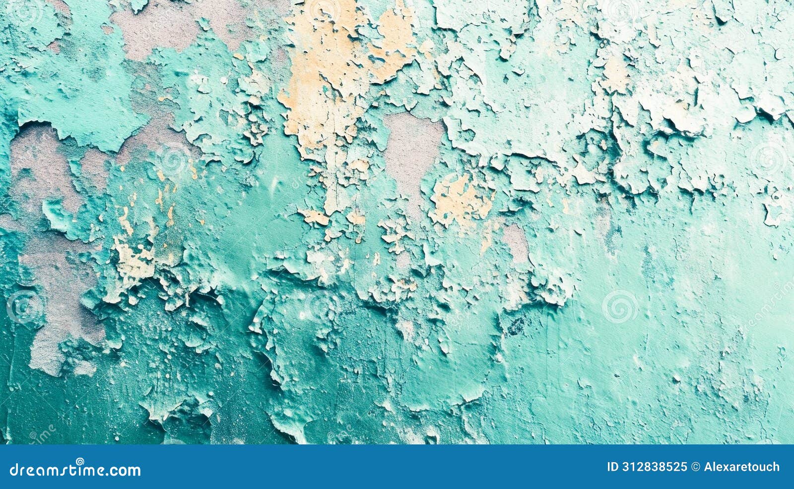 Peeling Paint on a Surface Texture Background Stock Image - Image of ...