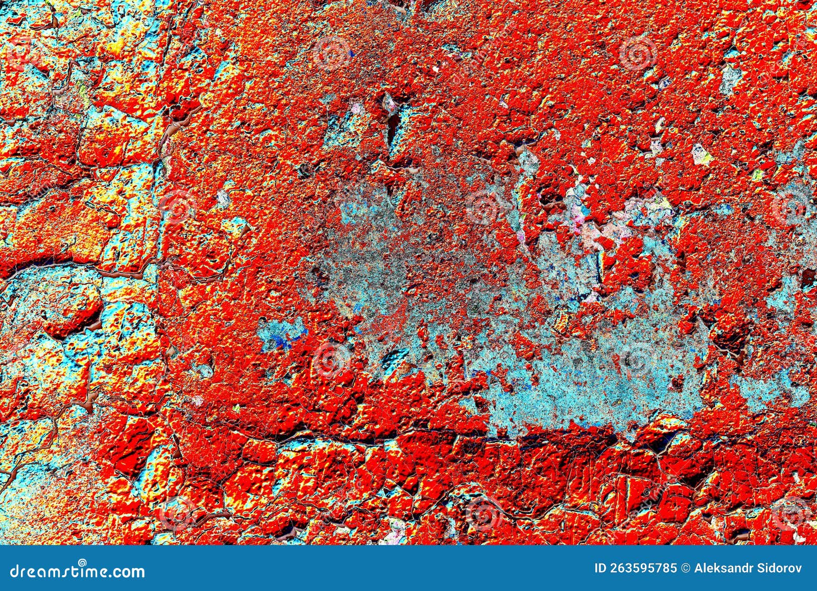 Peeling Paint on Wall Seamless Texture. Pattern of Rustic Grunge ...