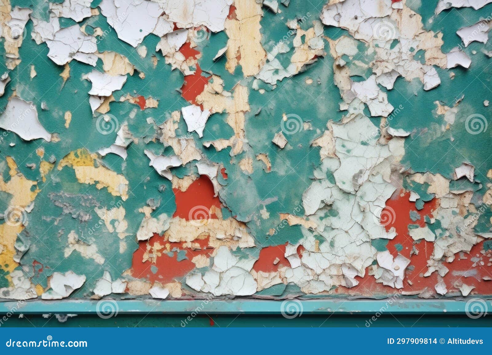 Peeling Paint on a Window Frame Stock Photo - Image of restoration ...