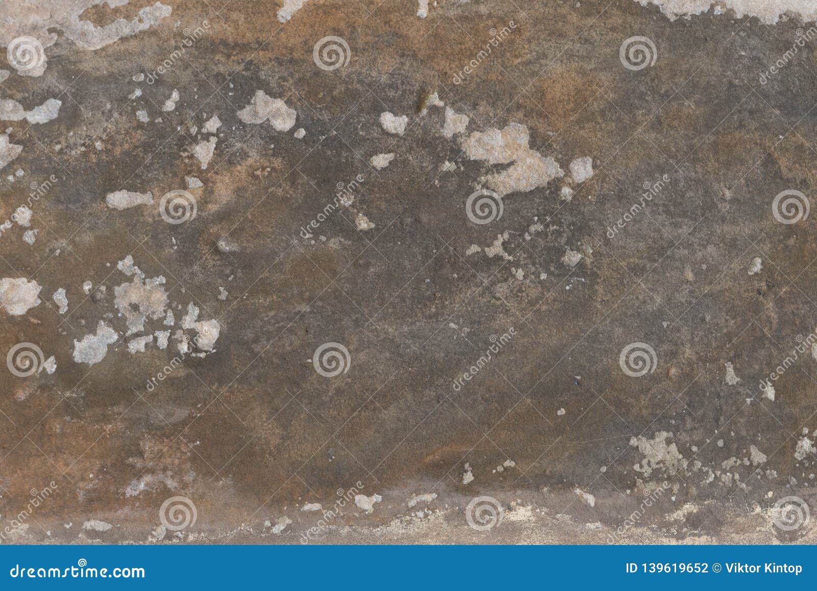 Peeling Plaster on a Building Wall with Rust Stains Stock Photo - Image ...